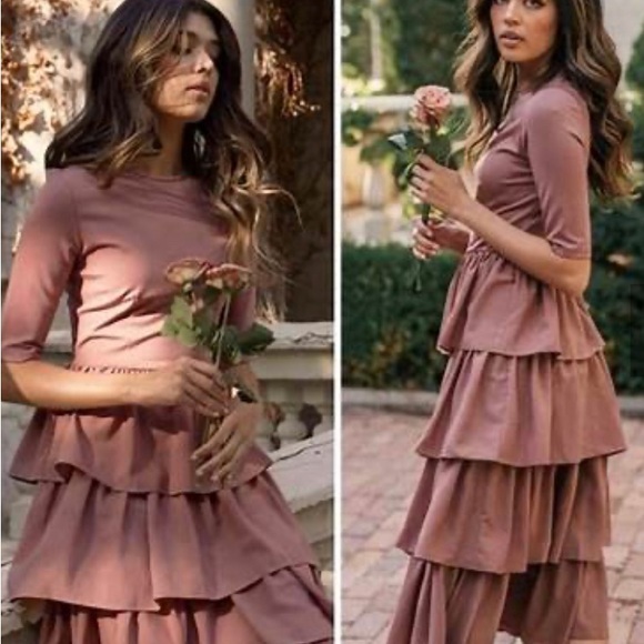 JessaKae | Dresses | Jessakae Eiffel Tiered Midi Dress | Poshmark